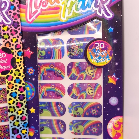 Lisa Frank Nail Wraps